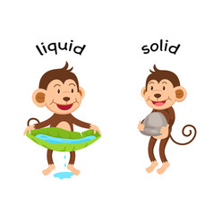 Opposite words front and back Royalty Free Vector Image