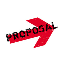 Proposal rubber stamp Royalty Free Vector Image