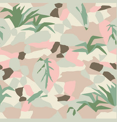 Leaf and nature themed pattern Royalty Free Vector Image
