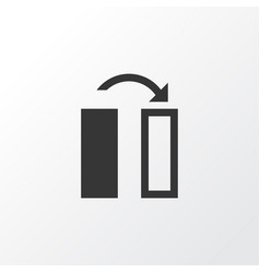 Flip icon symbol premium quality isolated turn Vector Image
