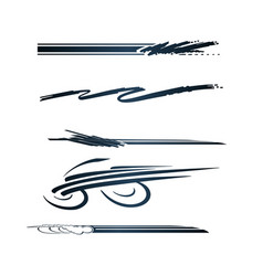 Car motorcycle racing vehicle graphics vinyls Vector Image