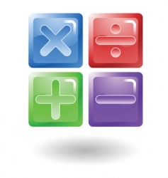 Division tables for little children educational Vector Image