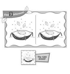 Find 9 differences game soap Royalty Free Vector Image