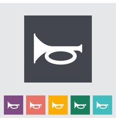 Post horn Royalty Free Vector Image - VectorStock