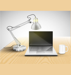 Office desk notes background Royalty Free Vector Image