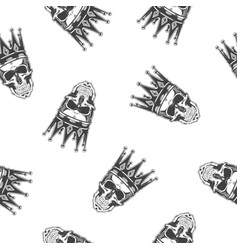 Seamless background with symbols of teeth Vector Image