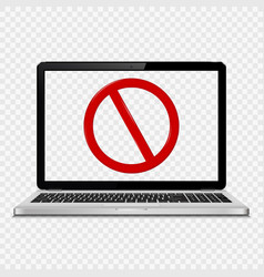 No play or football sign Royalty Free Vector Image