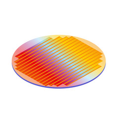 Semiconductor production icon set Royalty Free Vector Image