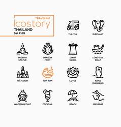 Sawasdee thailand greeting welcome sign Royalty Free Vector