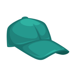Yellow baseball cap icon Royalty Free Vector Image