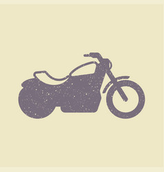 Rally motorbike isolated icon Royalty Free Vector Image