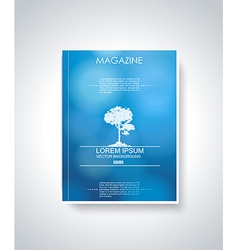 Science cover book design with laboratory Vector Image