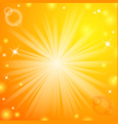 Abstract magic light orange background Royalty Free Vector