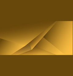 Abstract yellow polygon triangle gradient Vector Image