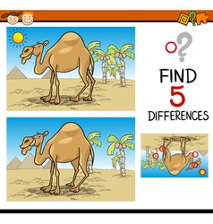 Educational differences task Royalty Free Vector Image