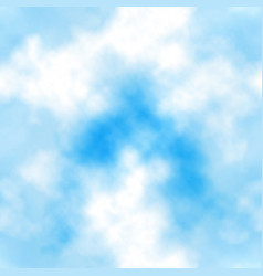 Blue sky clouds seamless tile Royalty Free Vector Image