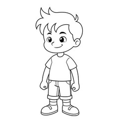 Boy cartoon Royalty Free Vector Image - VectorStock