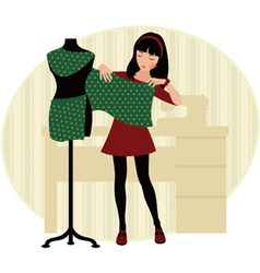 Dressmaker Royalty Free Vector Image - VectorStock