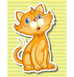 Ginger cats series Royalty Free Vector Image - VectorStock