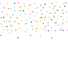 Abstract confetti background with polka dot Vector Image