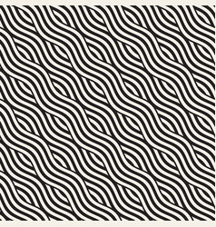 Abstract line seamless pattern fur style textured Vector Image