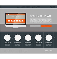 Coding php or html on laptop programming Vector Image