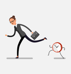 Concept of effective time management Royalty Free Vector