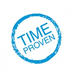 Time proven Royalty Free Vector Image - VectorStock