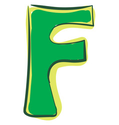 Letter b alphabet or color Royalty Free Vector Image