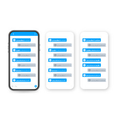 Voice record audio message speech bubble Vector Image