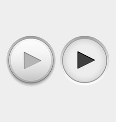 Play button Royalty Free Vector Image - VectorStock