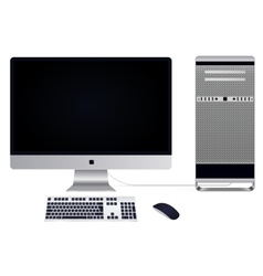 Computer workstation Royalty Free Vector Image