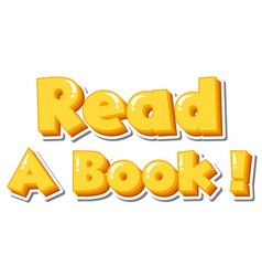 Font design for word library with many books in Vector Image