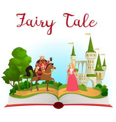 A fairy tale castle Royalty Free Vector Image - VectorStock