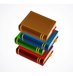 Stack of old books Royalty Free Vector Image - VectorStock