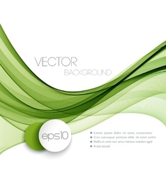 Smooth wave stream line abstract header layout Vector Image