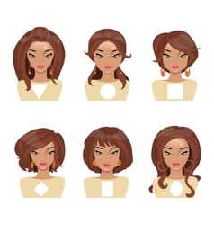 Face shape Royalty Free Vector Image - VectorStock