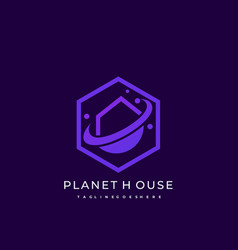 Globe planet logo Royalty Free Vector Image - VectorStock