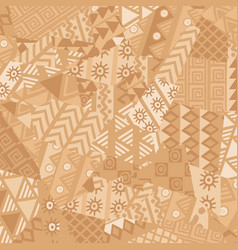 Ethnic motifs kaleidoscope pattern Royalty Free Vector Image