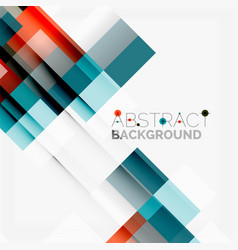 Abstract blocks template design background simple Vector Image