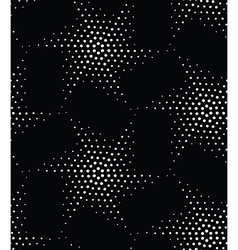 Convex abstract halftone distorted star frame Vector Image
