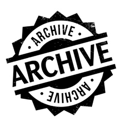 Archive rubber stamp Royalty Free Vector Image