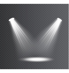 Spotlight light Royalty Free Vector Image - VectorStock
