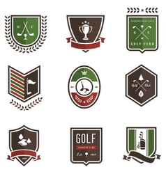 Golf Emblems Royalty Free Vector Image - VectorStock