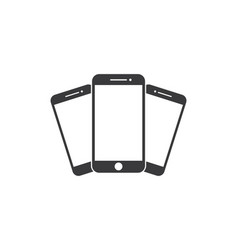 Handphone logo icon design Royalty Free Vector Image