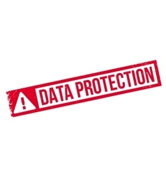 Data Protection rubber stamp Royalty Free Vector Image