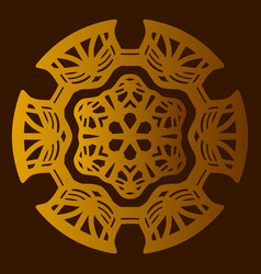 Mandala 18 spiral spike Royalty Free Vector Image