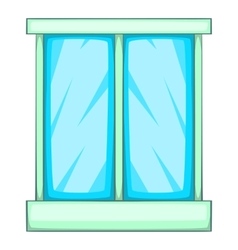 Close window frame icon cartoon style Royalty Free Vector
