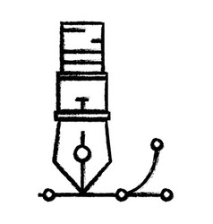 Pen object design tool to write Royalty Free Vector Image