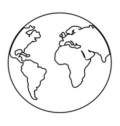 Isolated planet design Royalty Free Vector Image